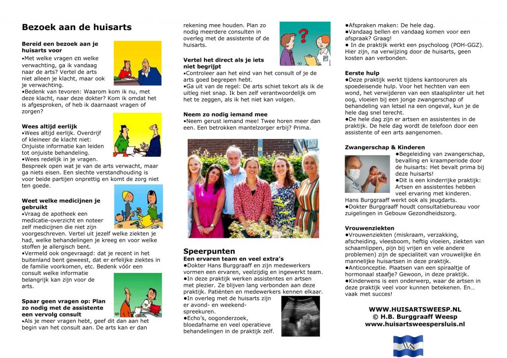 Praktijkfolder - H.B. Burggraaff verloskundige huisartspraktijk De ...